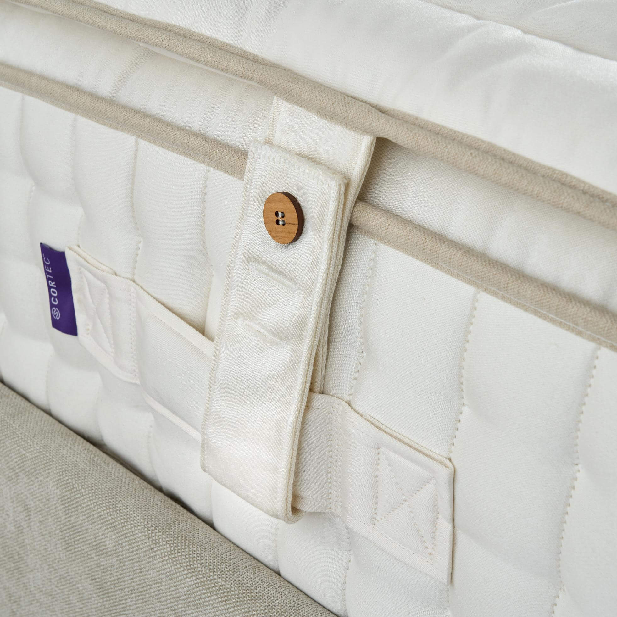 Wool Mattress Enhancer, King | Mattress Toppers | Feather & Black