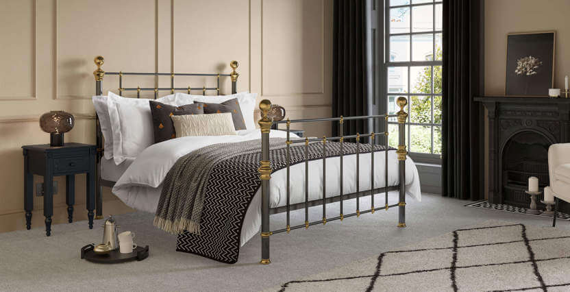 Beaumont Bed | Feather & Black