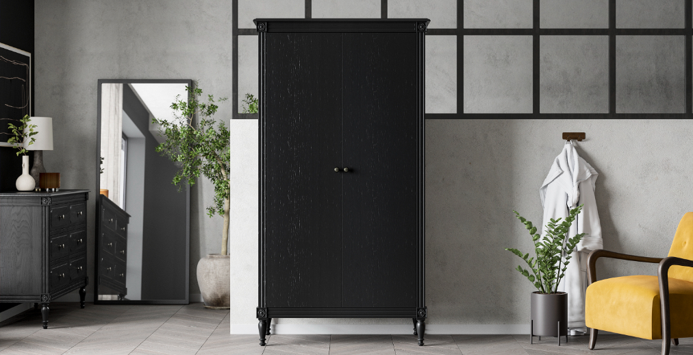 Casterton Wardrobe | Feather and Black