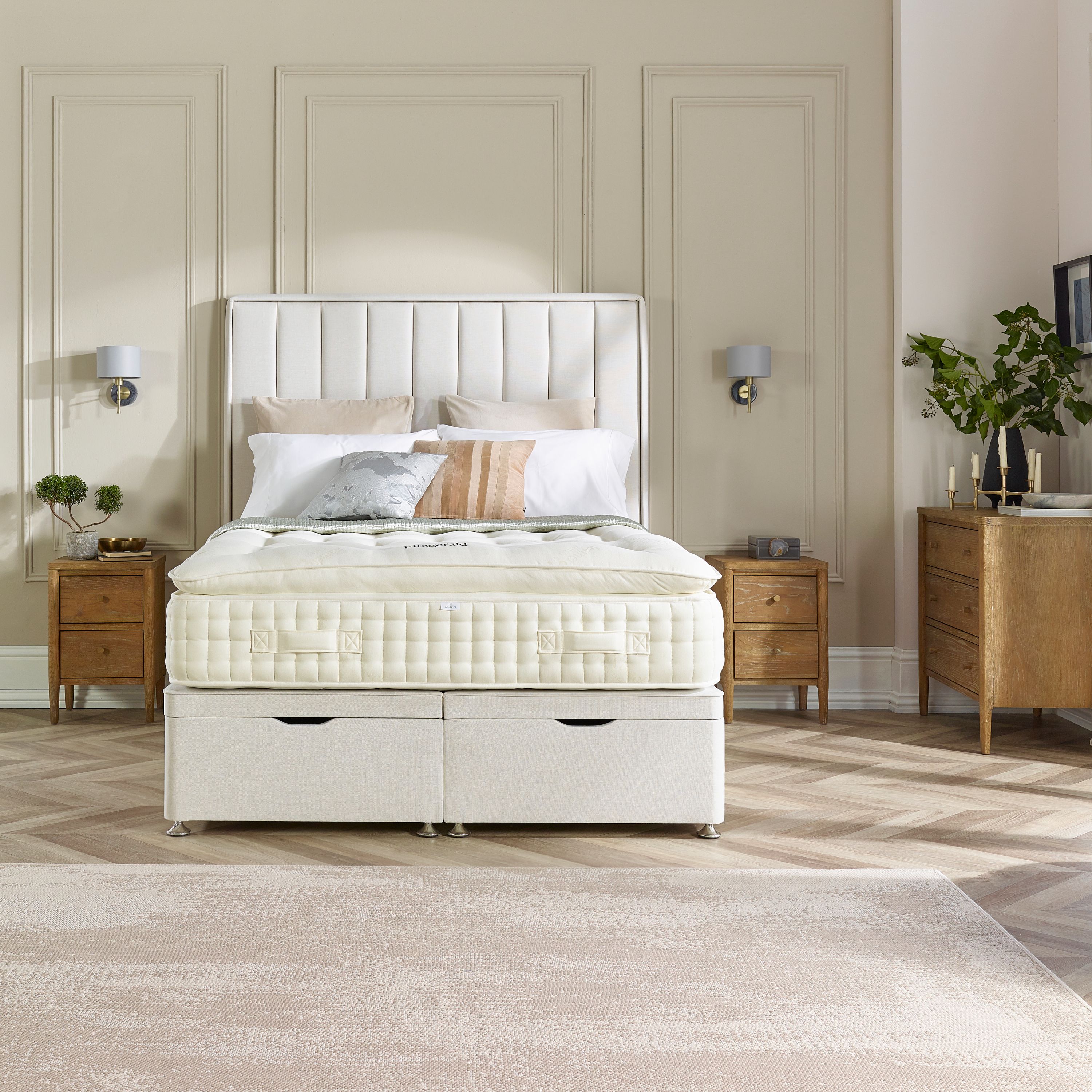 Harrison Spinks Classic Ottoman Divan Base | Feather & Black