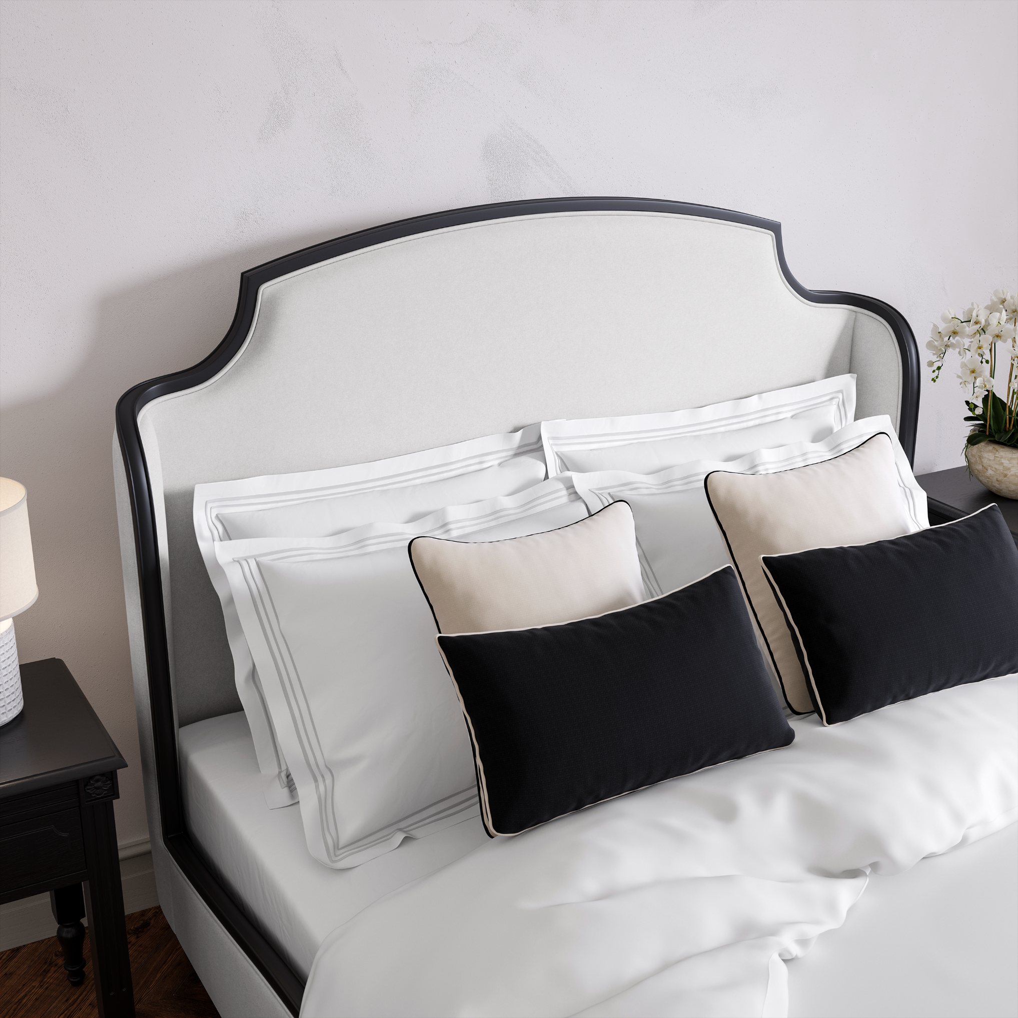 Evangeline Bed | Feather & Black
