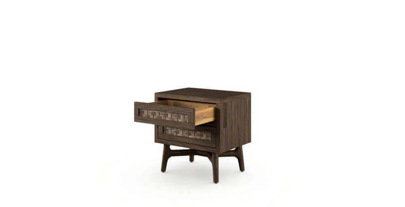 Jensen Bedside Table | Bedside Tables & Nightstands | Feather & Black