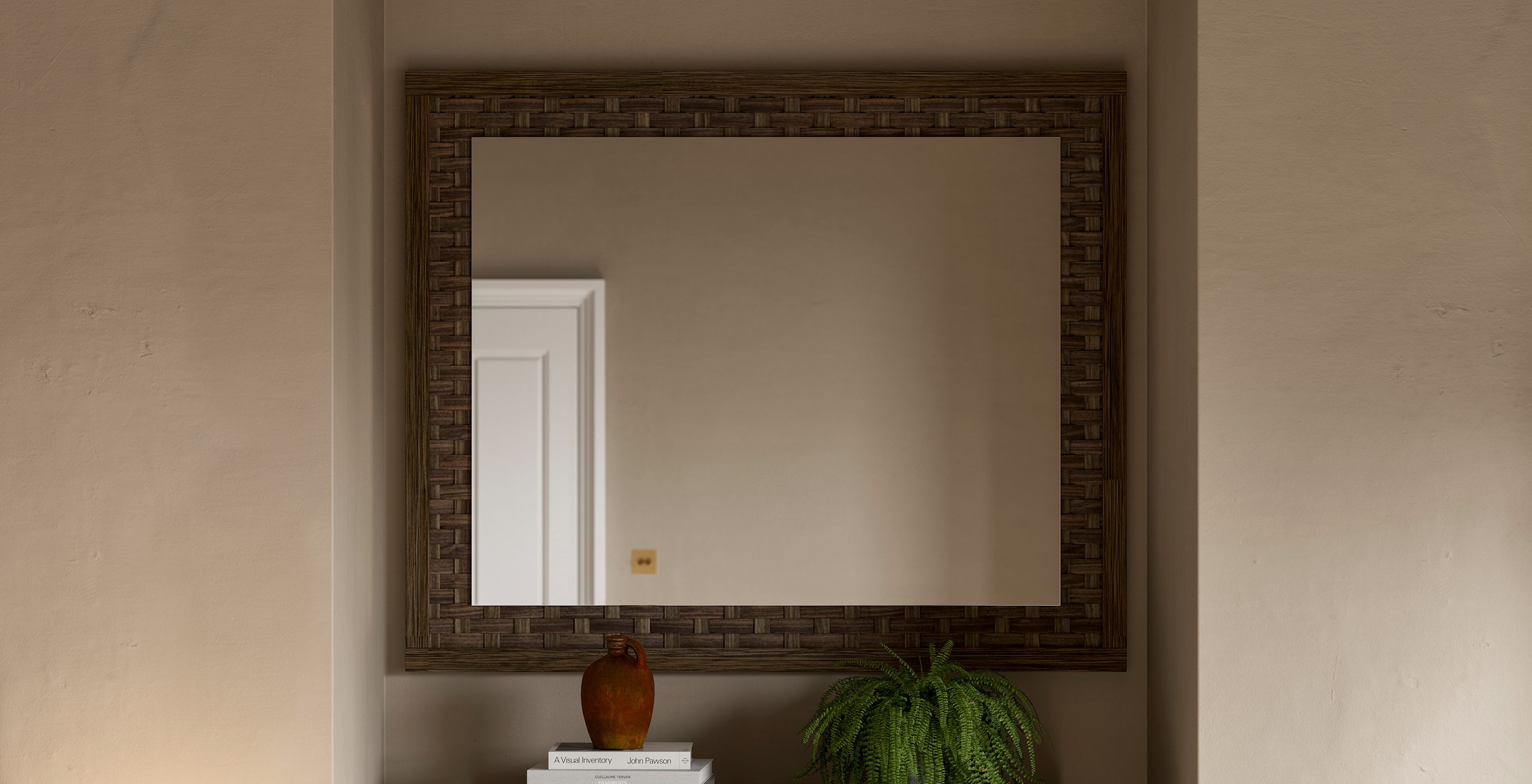 Jensen Mirror | Feather & Black