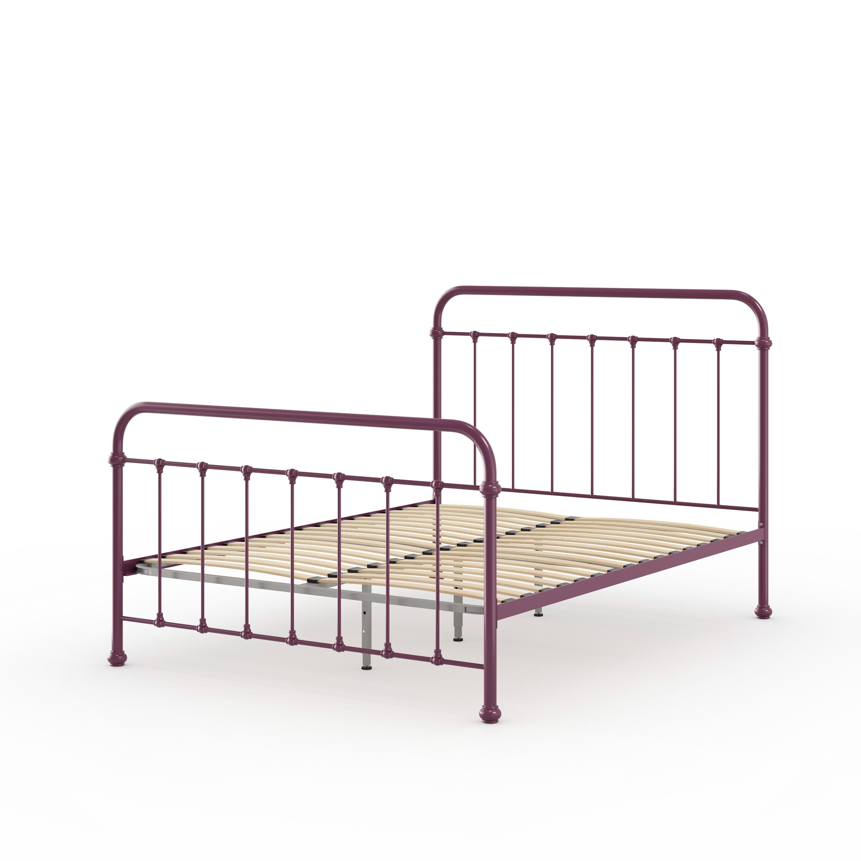 Oliver Bed, King | Metal Beds | Feather & Black
