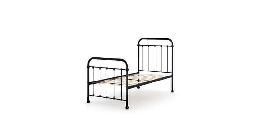 Oliver Bed | Dorm Style Bed | Feather & Black