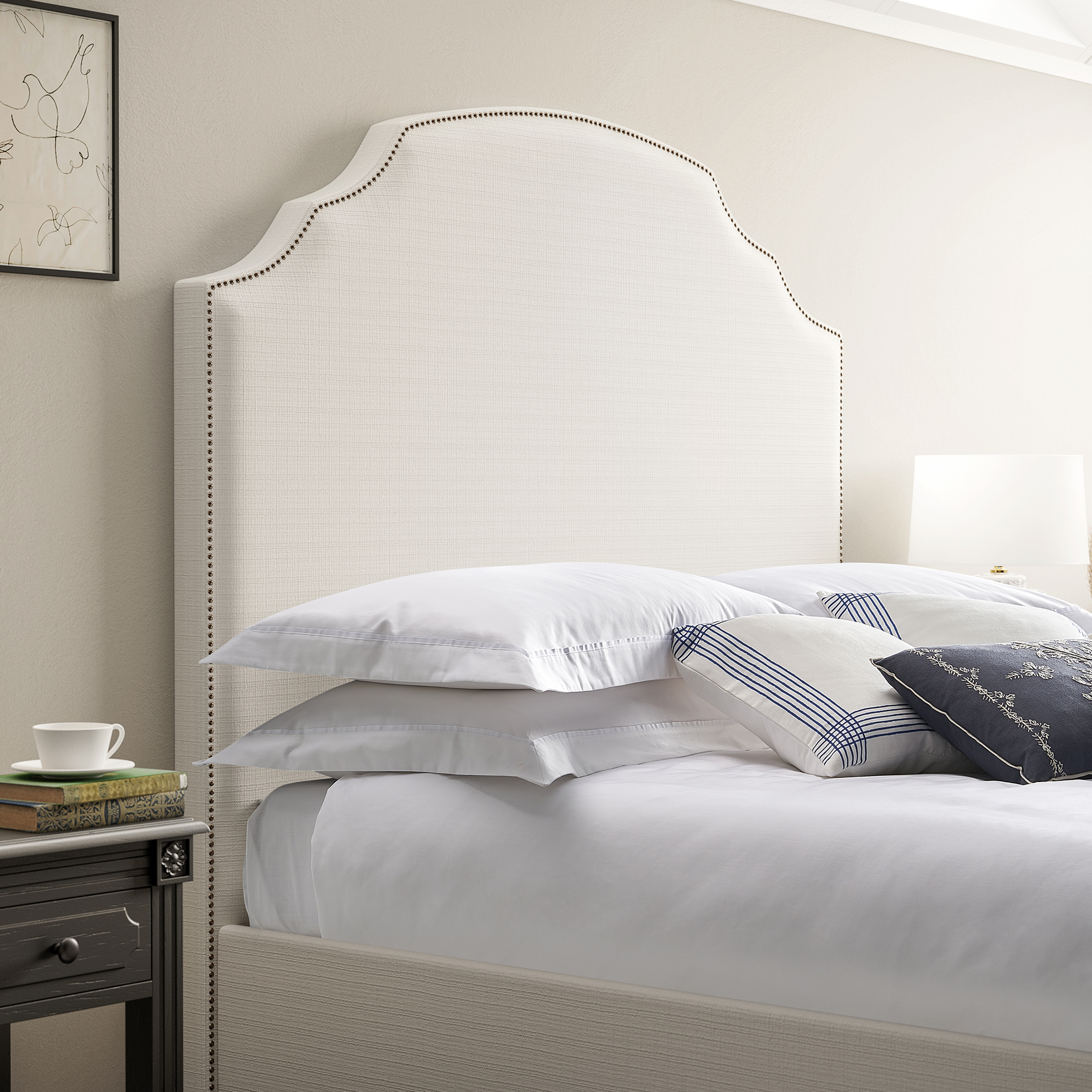 Regency Bed | Luxury Upholstered Bed | Feather & Black