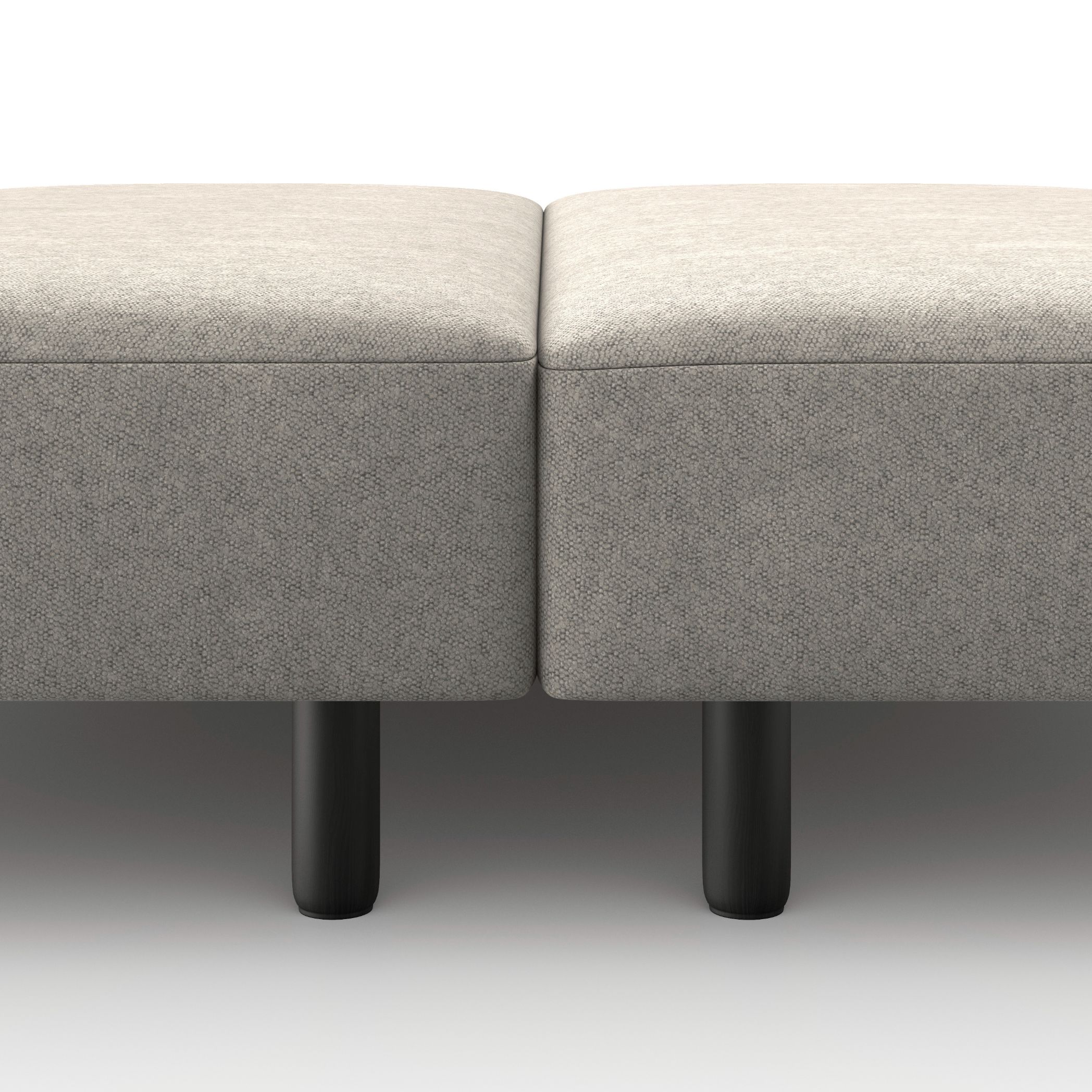 Sleepeezee Slim Divan Base | Feather & Black