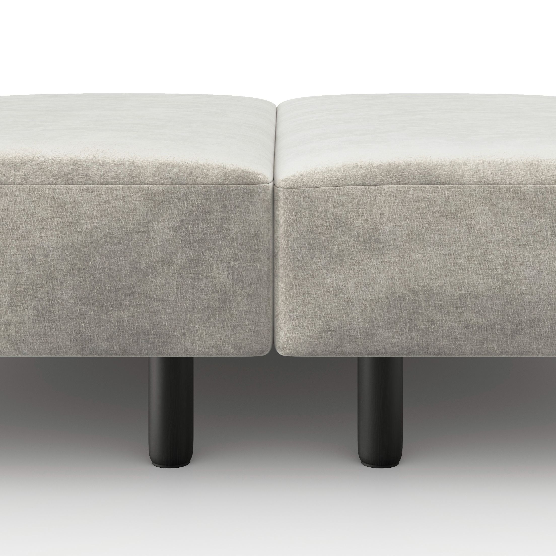 Sleepeezee Slim Divan Base | Feather & Black