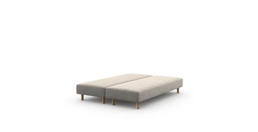 Sleepeezee Slim Divan Base | Feather & Black