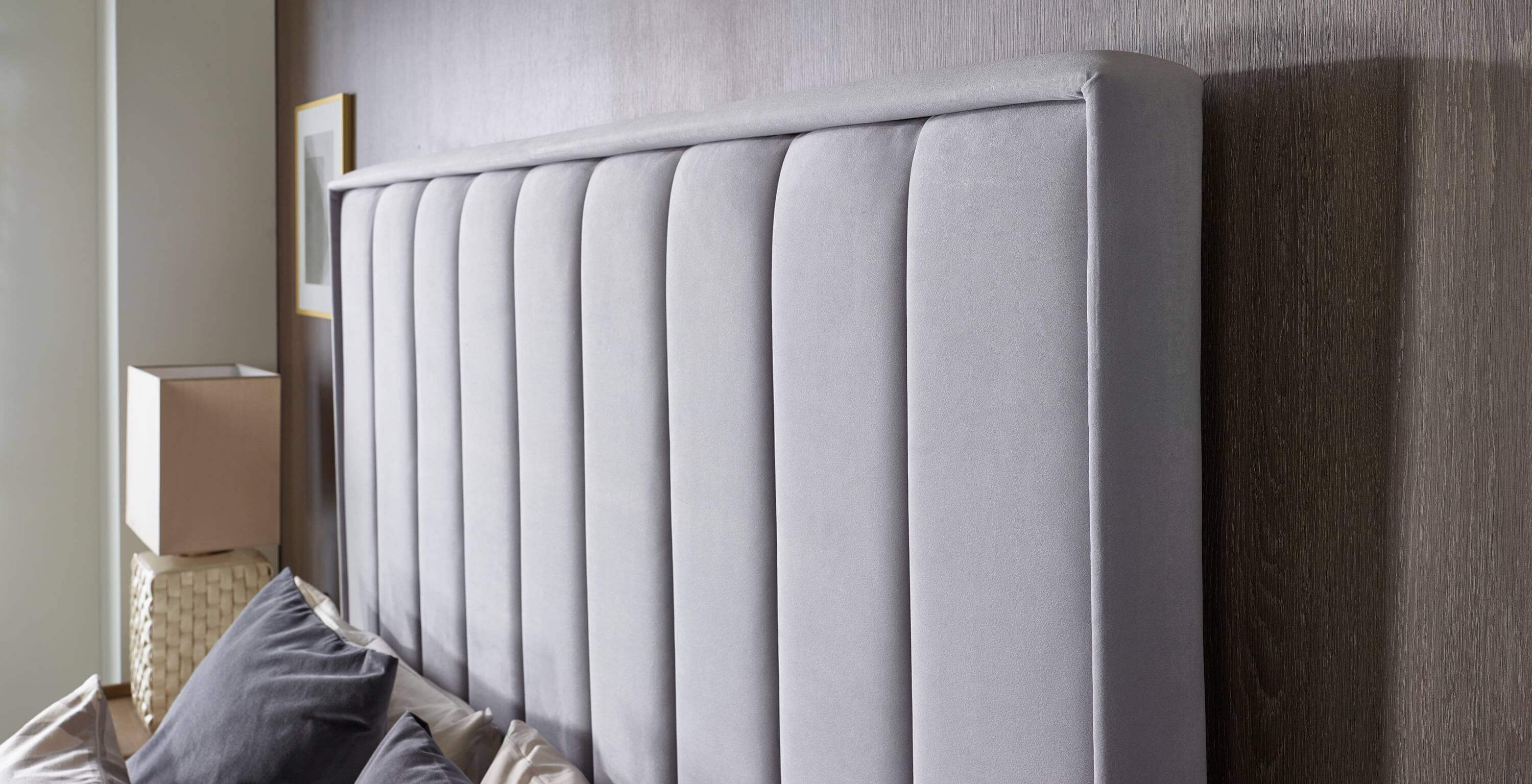 Harrison Spinks Premium Austen Headboard | Feather & Black