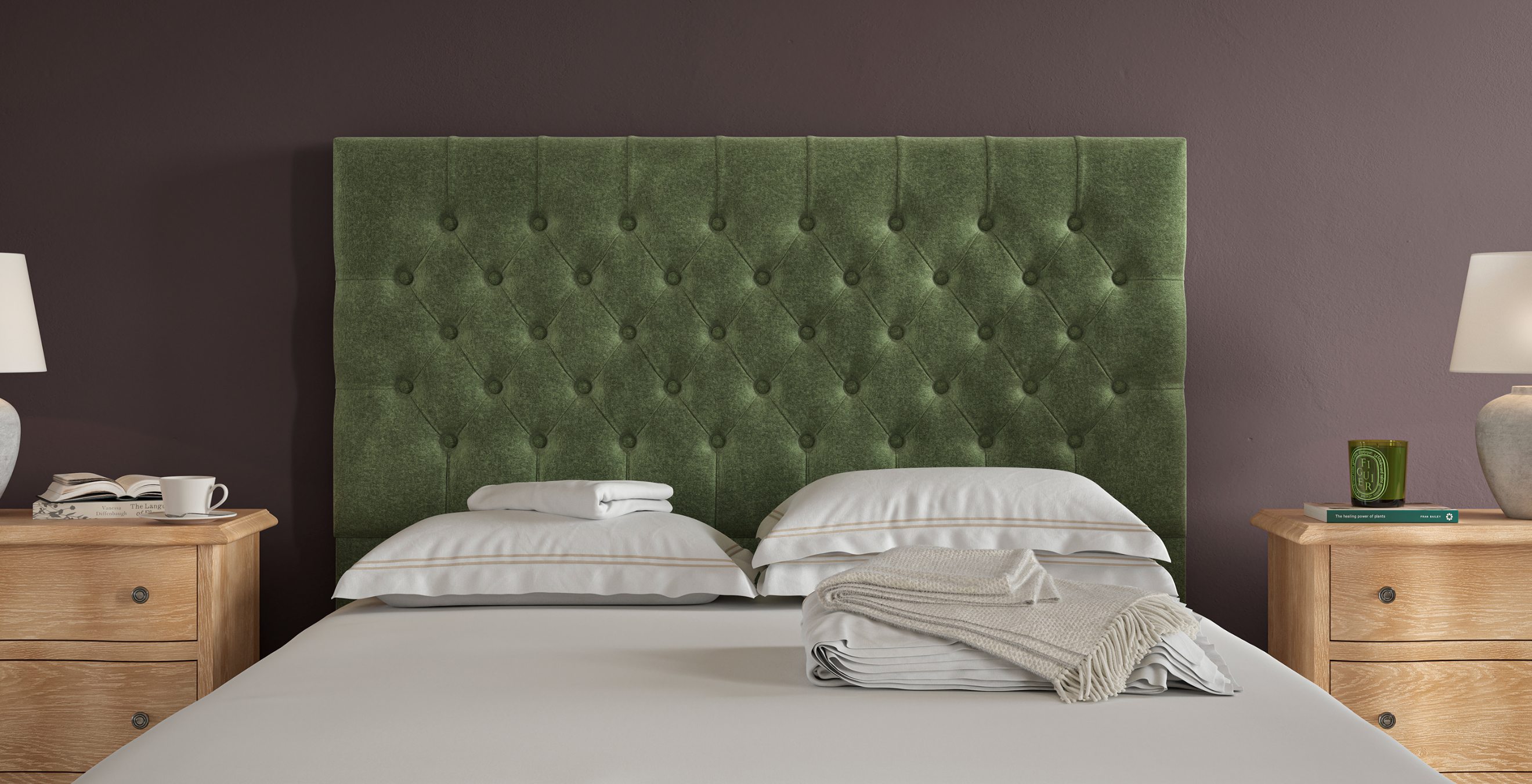 Sleepeezee Darwin Headboard | Headboards | Feather & Black