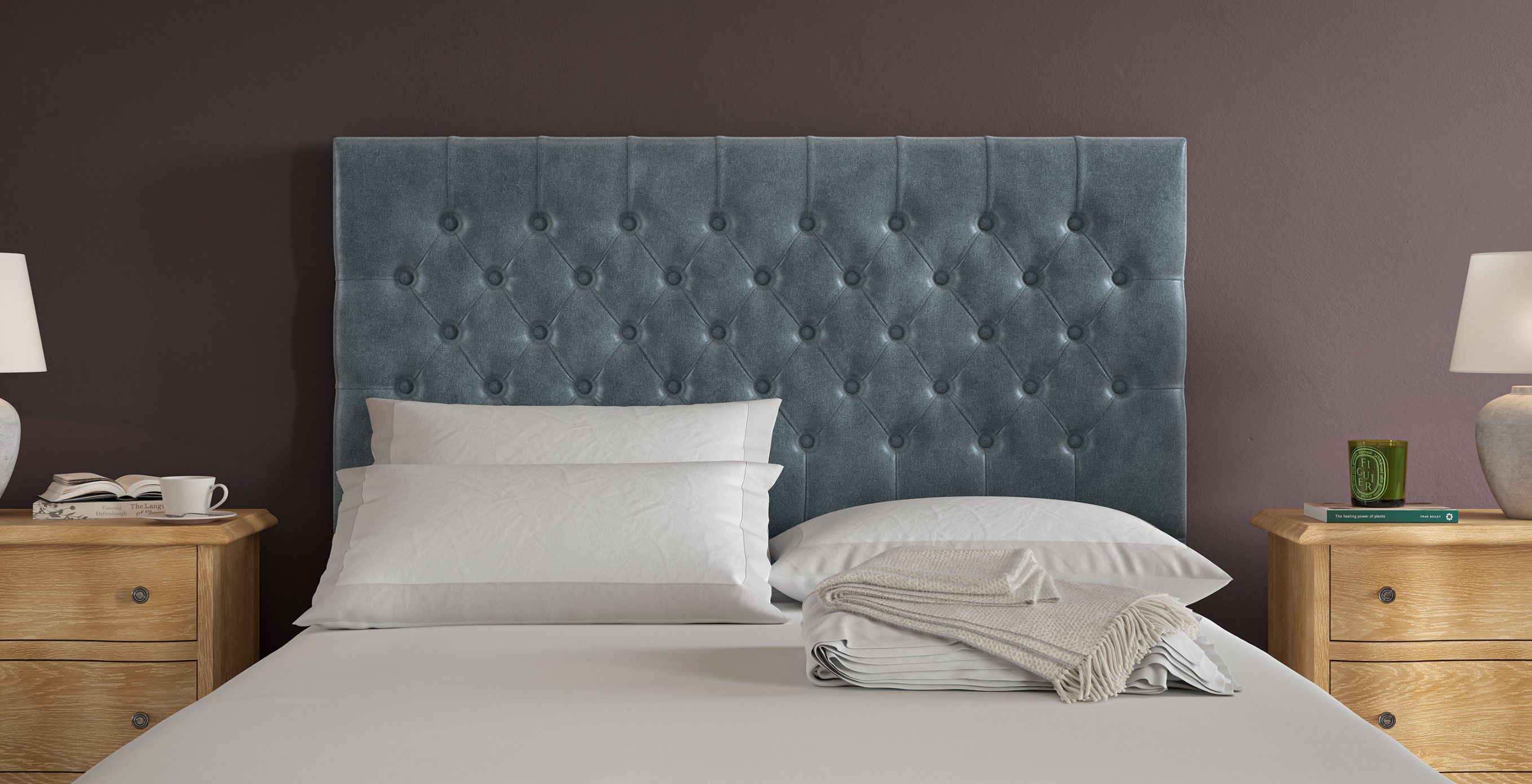 Sleepeezee Darwin Headboard | Headboards | Feather & Black