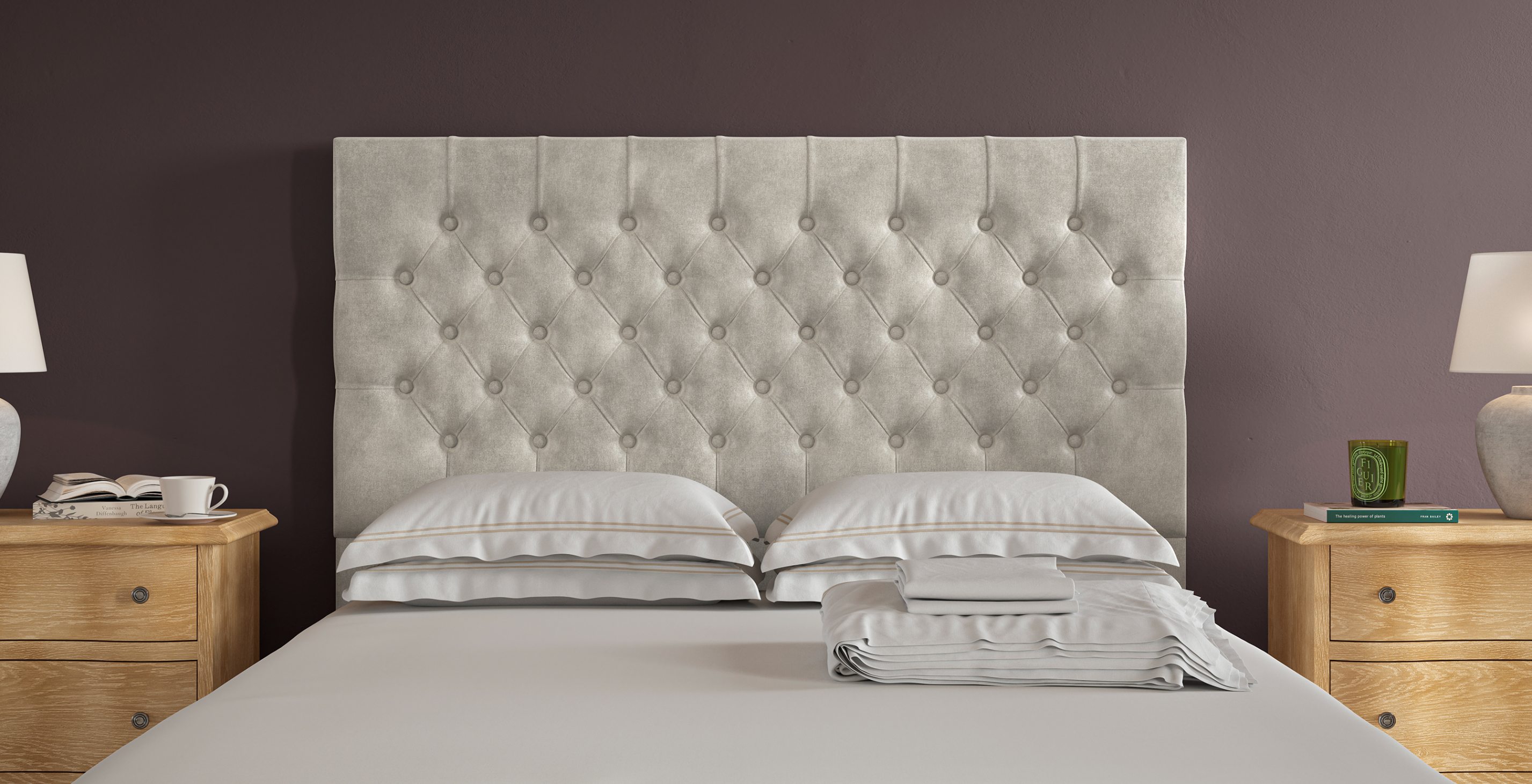 Sleepeezee Darwin Headboard | Headboards | Feather & Black