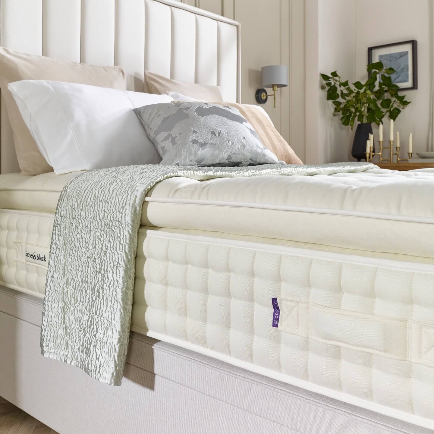 Emperor Size Mattresses | Feather & Black