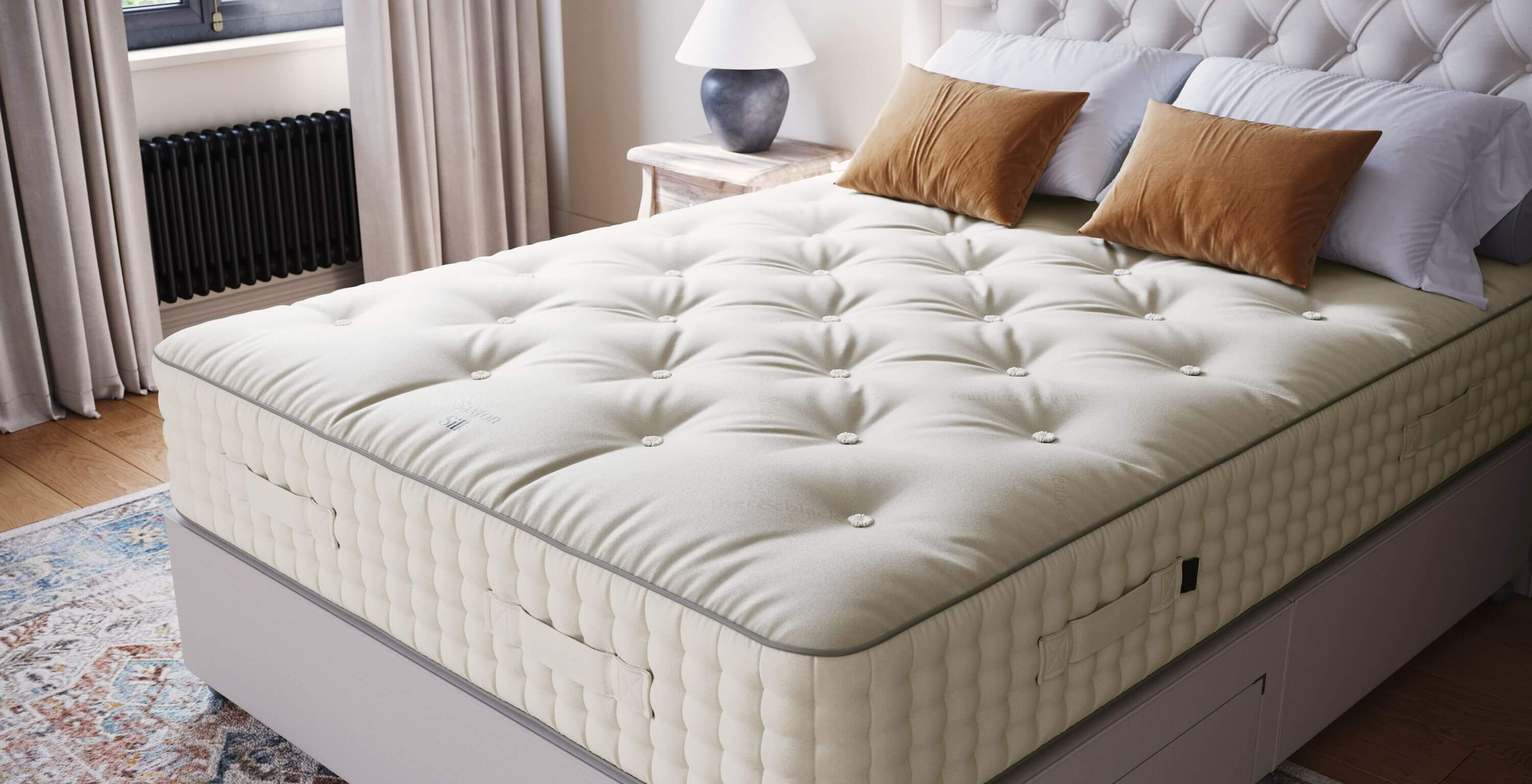 Saxton Silk Mattress | Feather & Black