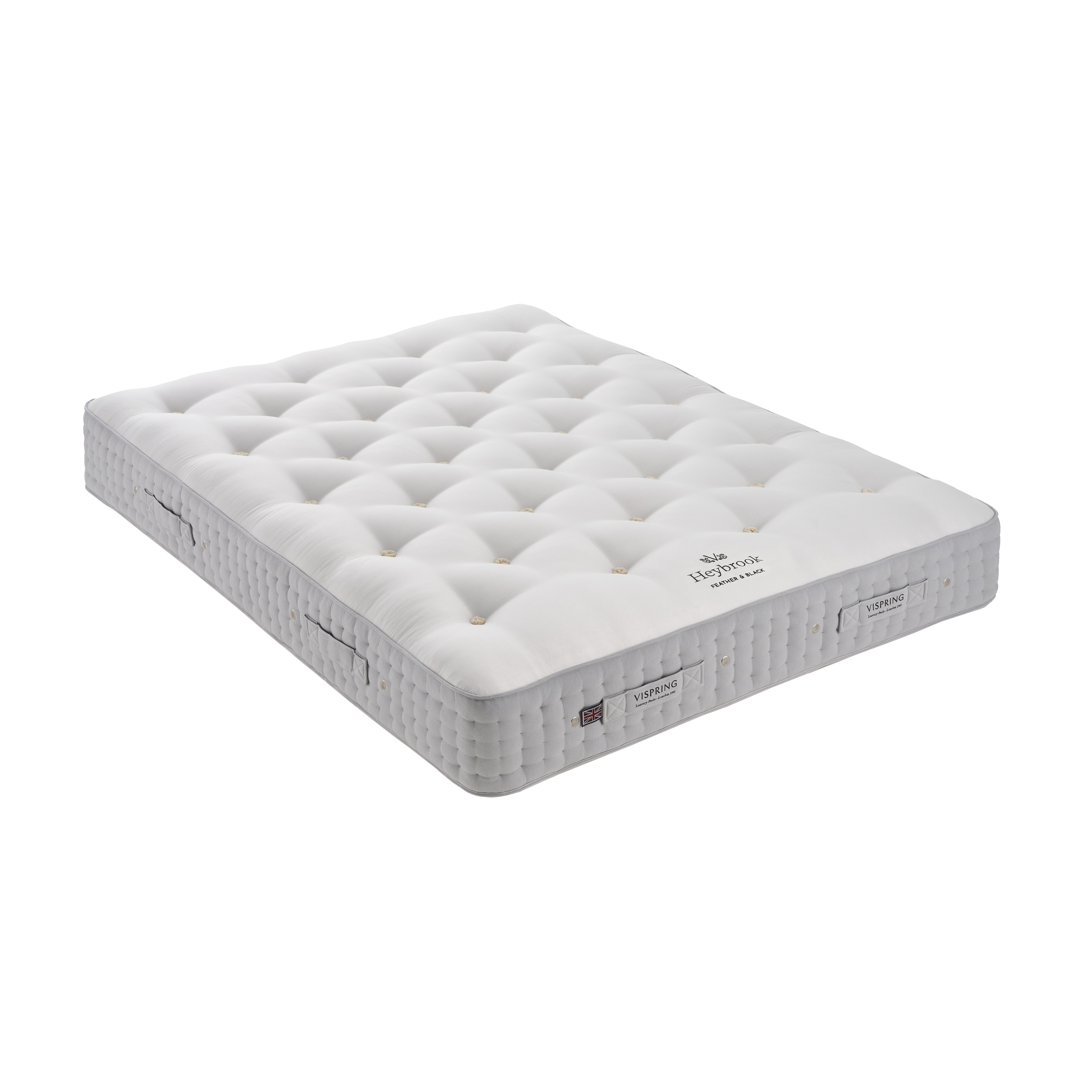 Vispring Heybrook Mattress | Feather & Black