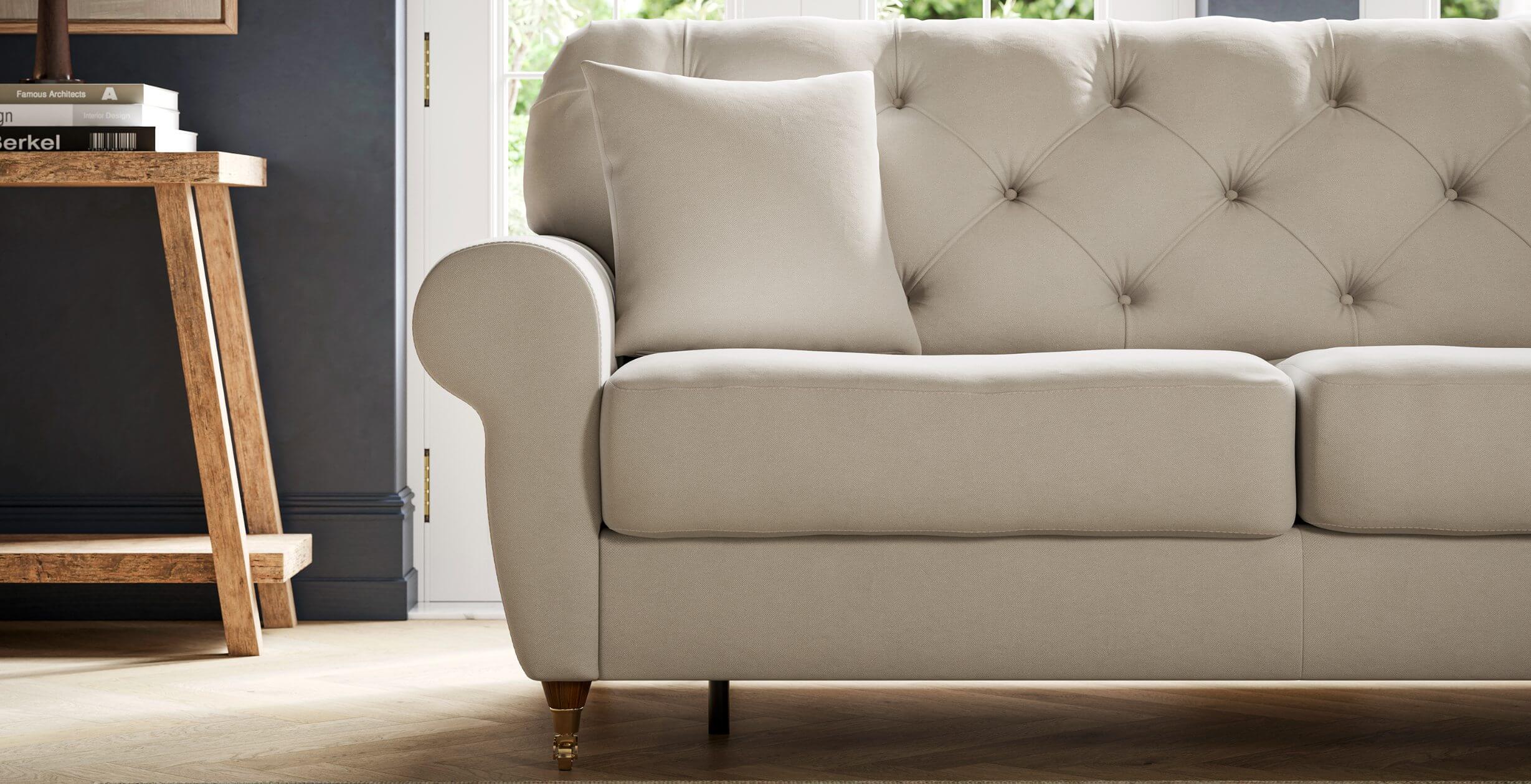 Felicia Sofa Bed | Feather & Black